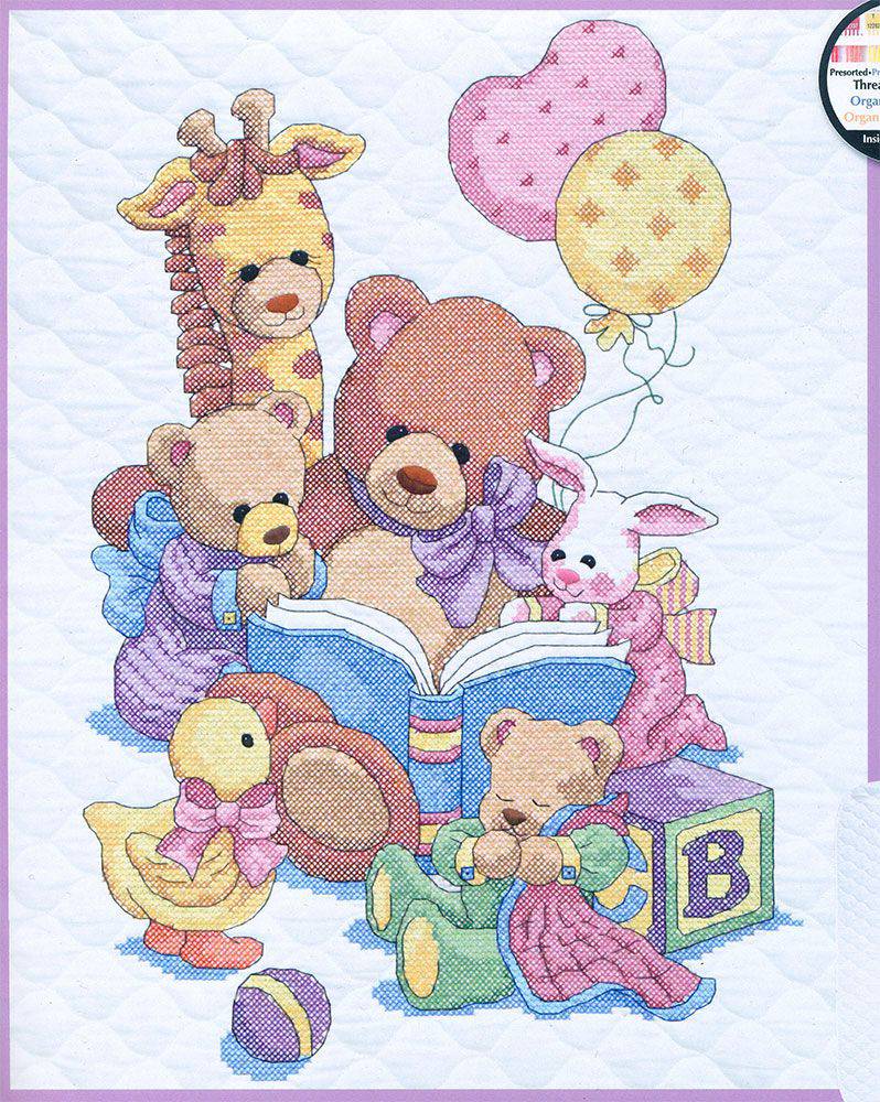 Тедди и его друзья 72915. Подушки и одеяла > Dimensions. Teddy and ...